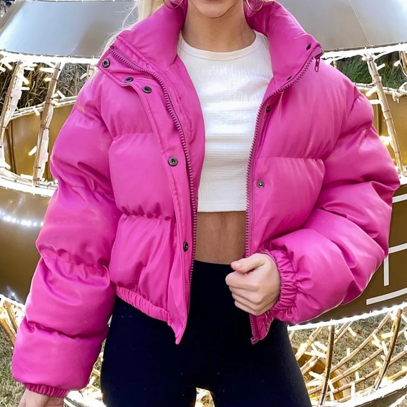 Jackets & Coats | Pink Puffer Jacket | Poshmark